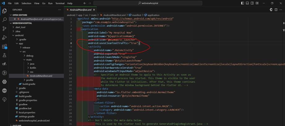 How to fix ‘net::ERR_CLEARTEXT_NOT_PERMITTED’ in flutter – Best DevOps