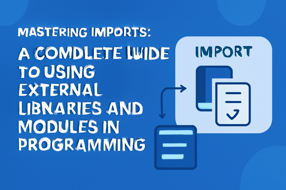 Mastering Imports: A Complete Guide to Using External Libraries and Modules in Programming ...