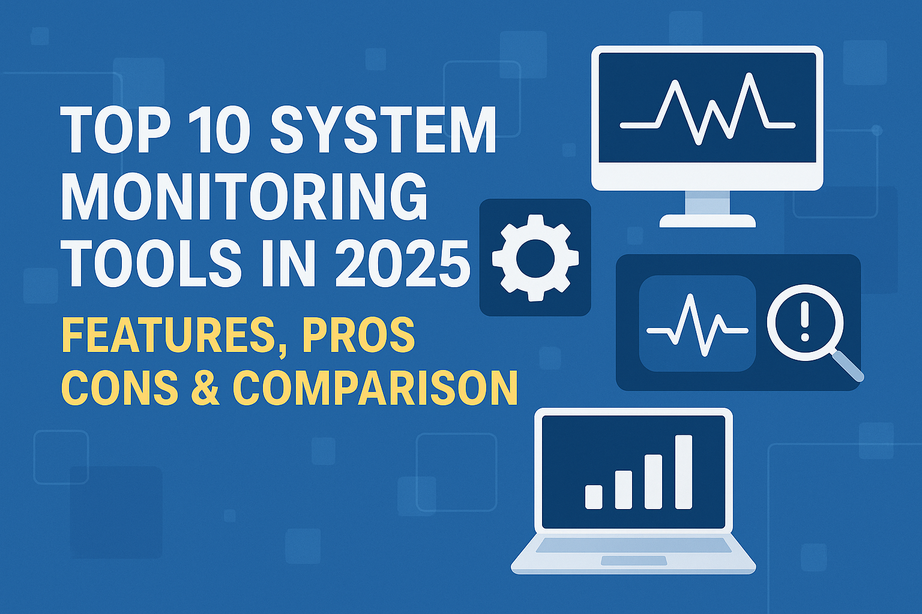 Top 10 System Monitoring Tools Tools in 2025: Features, Pros, Cons & Comparison – Best DevOps