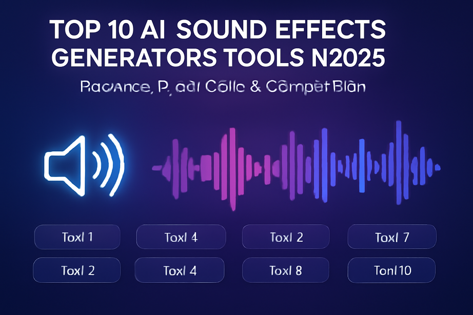 Top 10 AI Sound Effects Generators Tools in 2025: Features, Pros, Cons ...