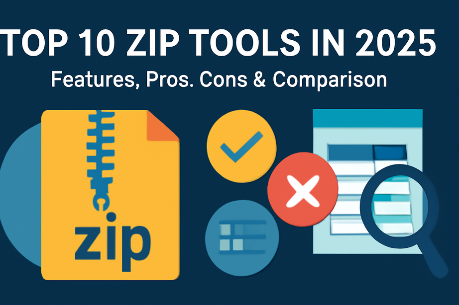 Top 10 ZIP Tools in 2025: Features, Pros, Cons & Comparison – Best DevOps