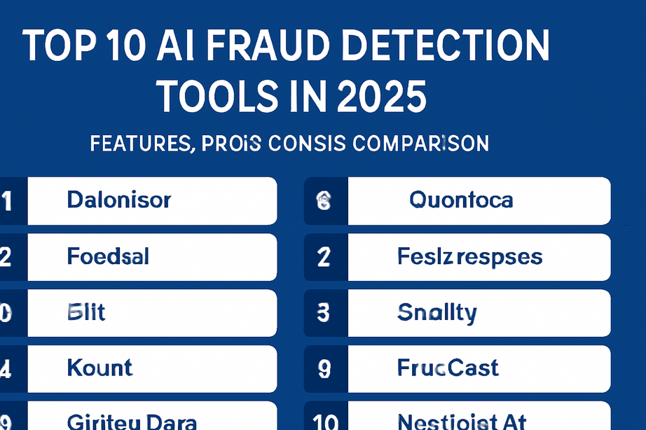 Top 10 AI Fraud Detection Tools in 2025: Features, Pros, Cons ...
