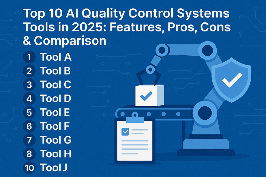 Top 10 AI Quality Control Systems Tools in 2026: Features, Pros, Cons ...