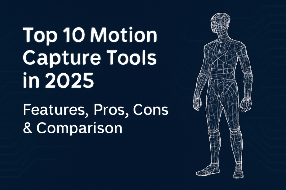 Top 10 Motion Capture Tools in 2025: Features, Pros, Cons & Comparison ...