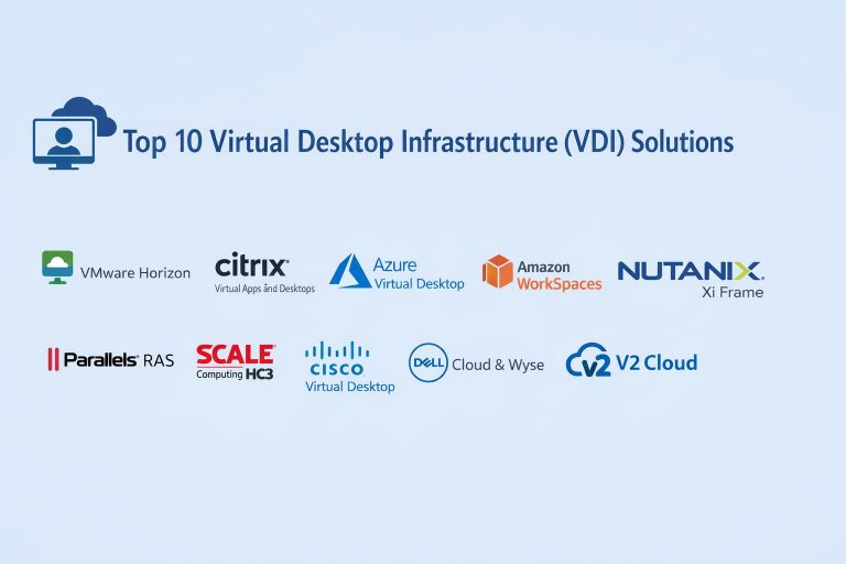 Top 10 Virtual Desktop Infrastructure (VDI) Tools: Features, Pros, Cons ...