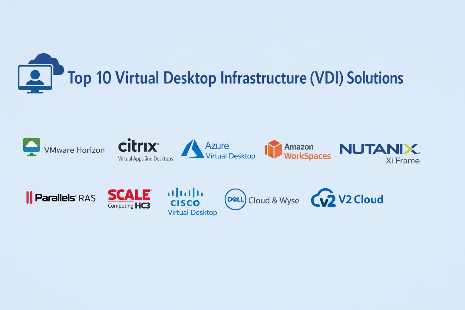 Top 10 Virtual Desktop Infrastructure (VDI) Tools: Features, Pros, Cons ...
