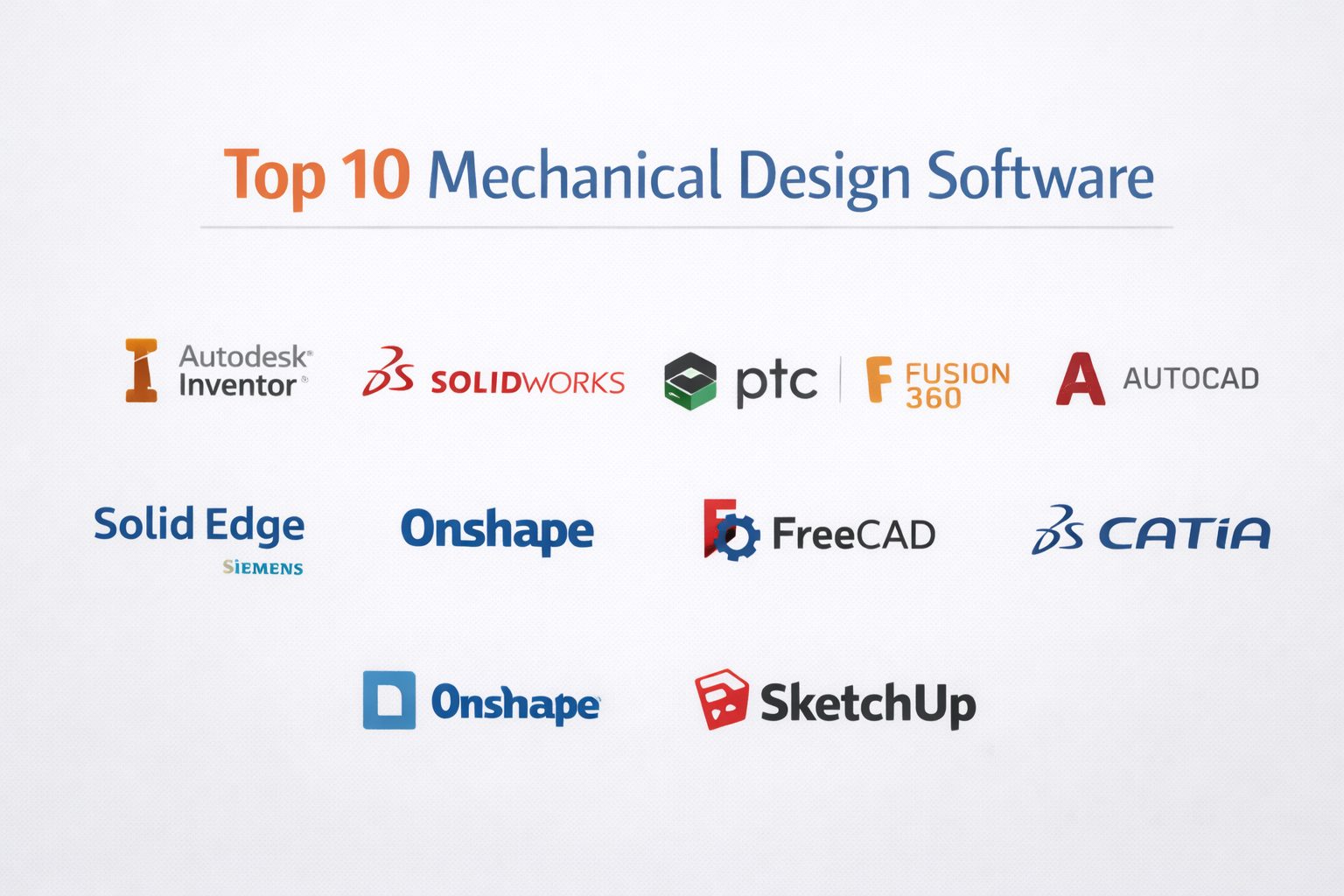 Top 10 Mechanical Design Software: Features, Pros, Cons & Comparison ...