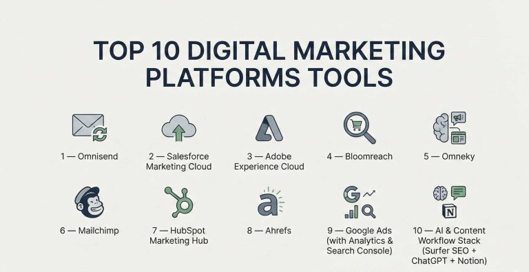 Top 10 Digital Marketing Platforms Tools : Features, Pros, Cons ...