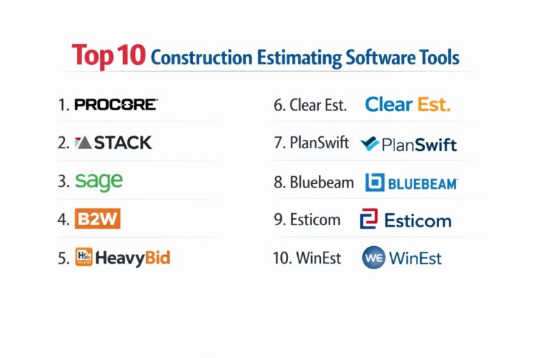 Top 10 Construction Estimating Software: Features, Pros, Cons ...